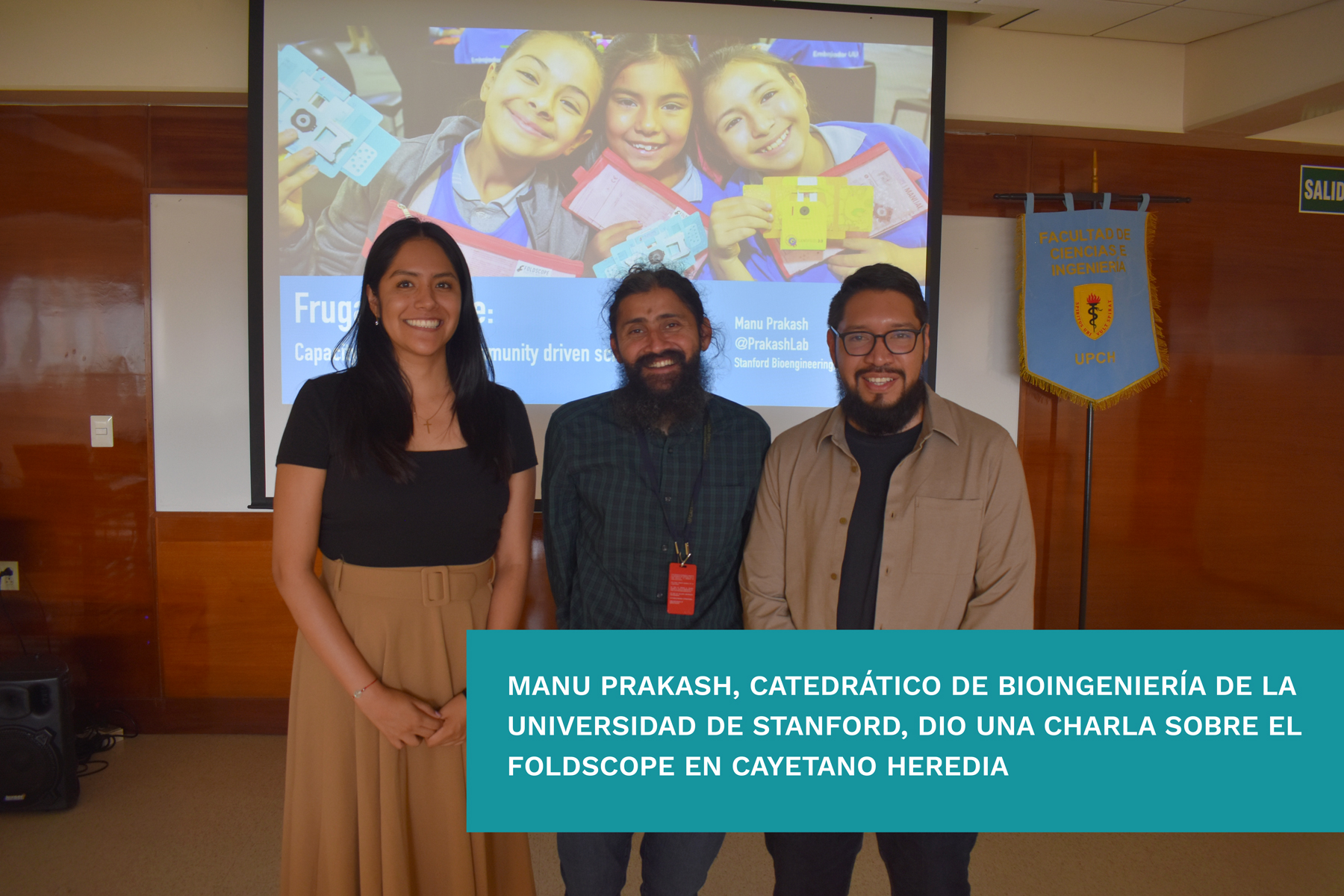 Manu Prakash dio charla en Cayetano sobre el Foldscope – Investigación