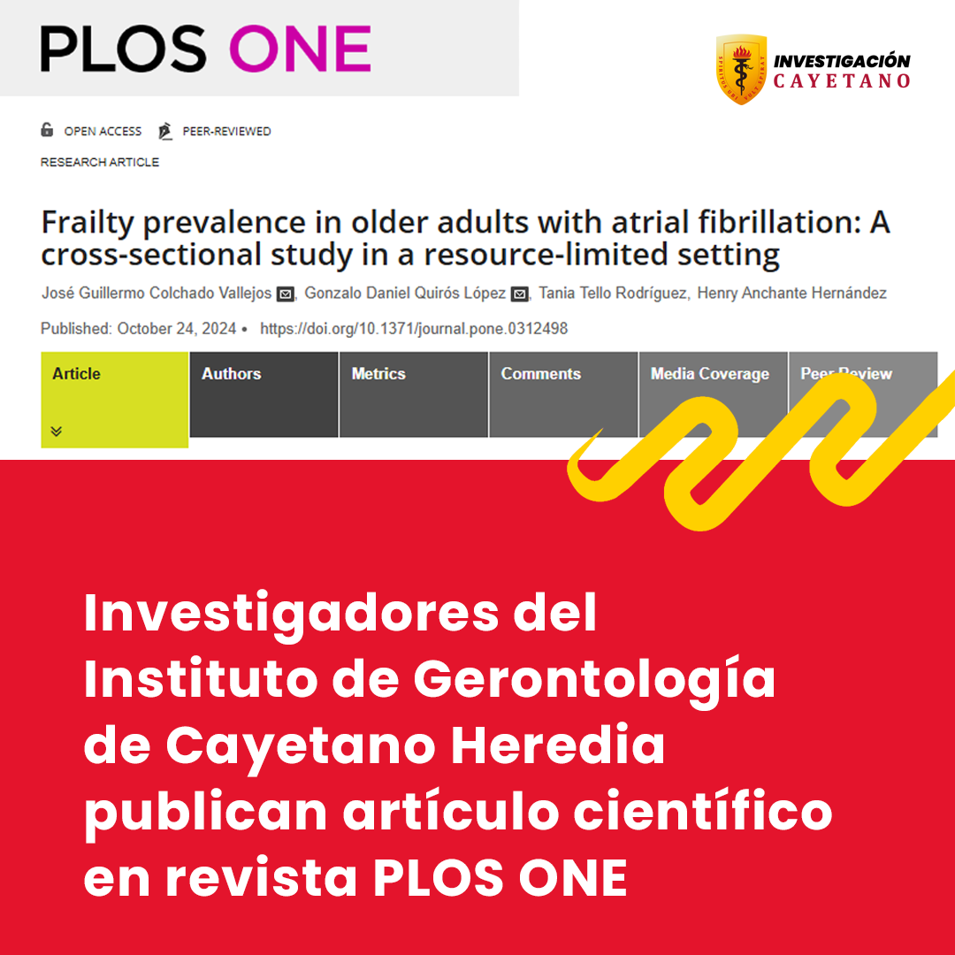 Investigadores de Cayetano Heredia publican artículo científico en ...