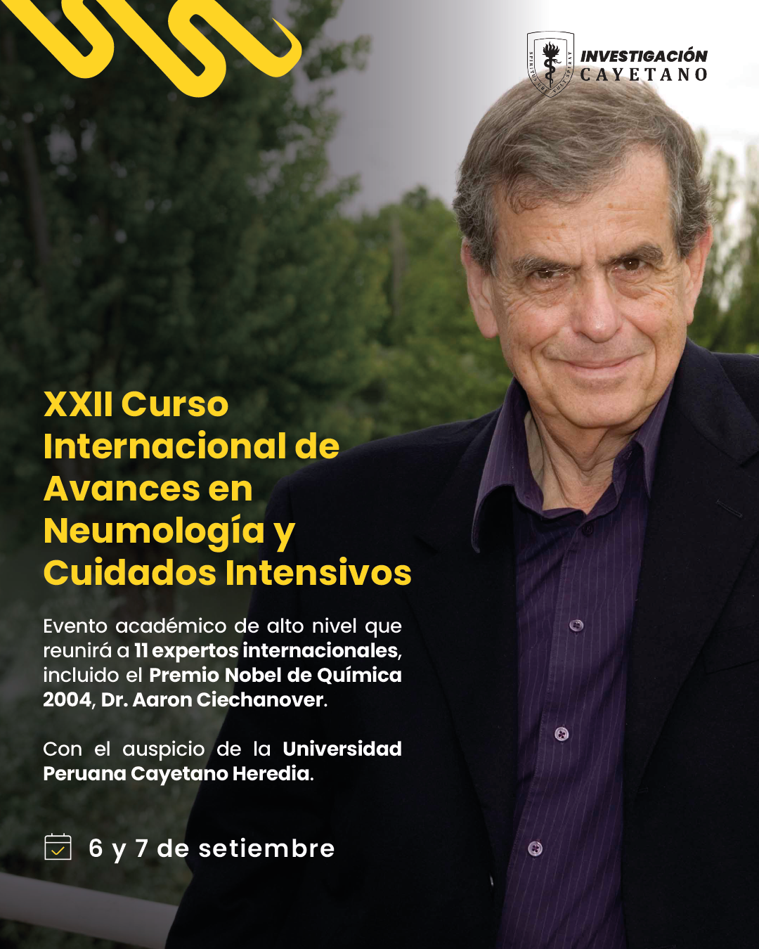 El Nobel Aaron Ciechanover regresa al Perú: una cita imperdible con la ...