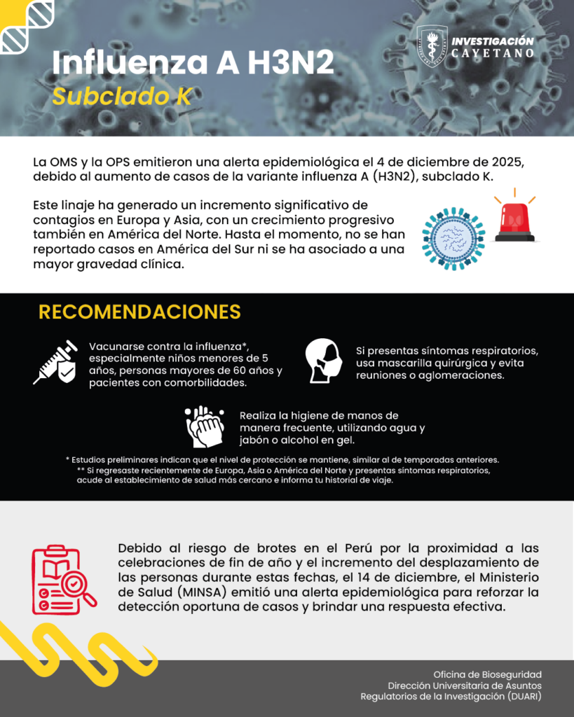 Influenza A H3N2 (subclado K): lo que debes saber – Investigación